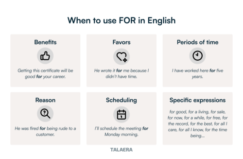 What's the Difference Between TO and FOR? Finally Explained - Talaera